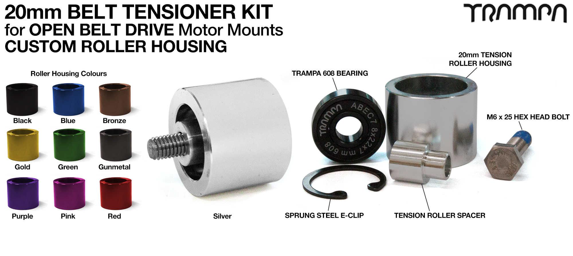 Belt tensioning systems